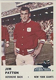 Pro Football Journal: FROM THE DELTA TO THE BIG APPLE: Jimmy Patton