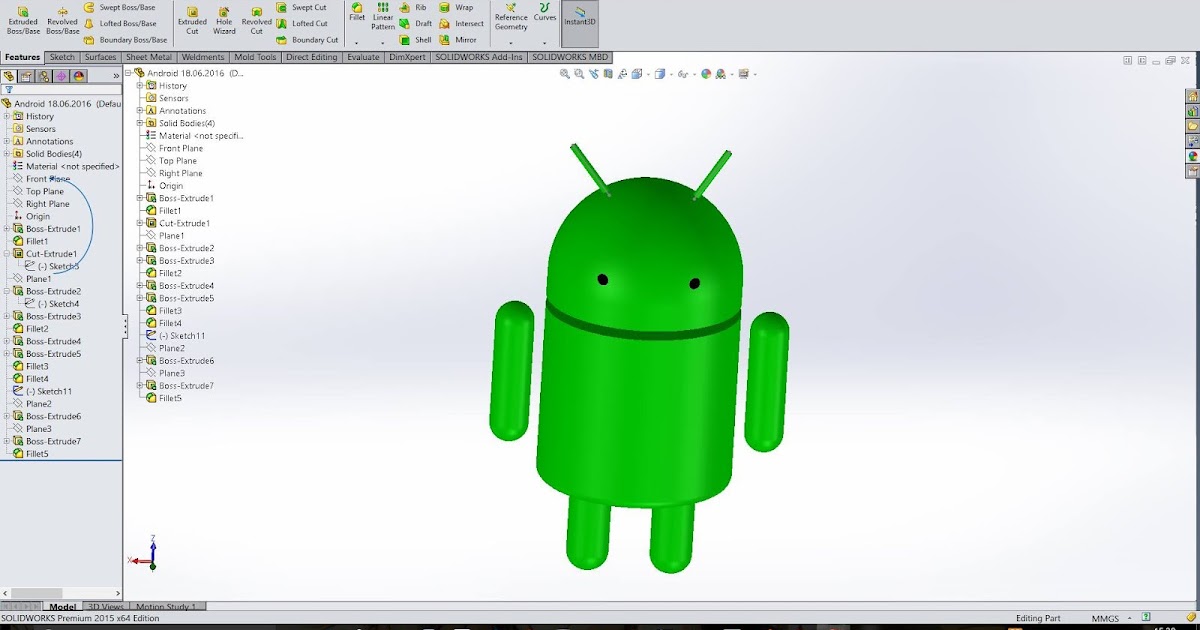 Get your CAD projects done.: Android cad model