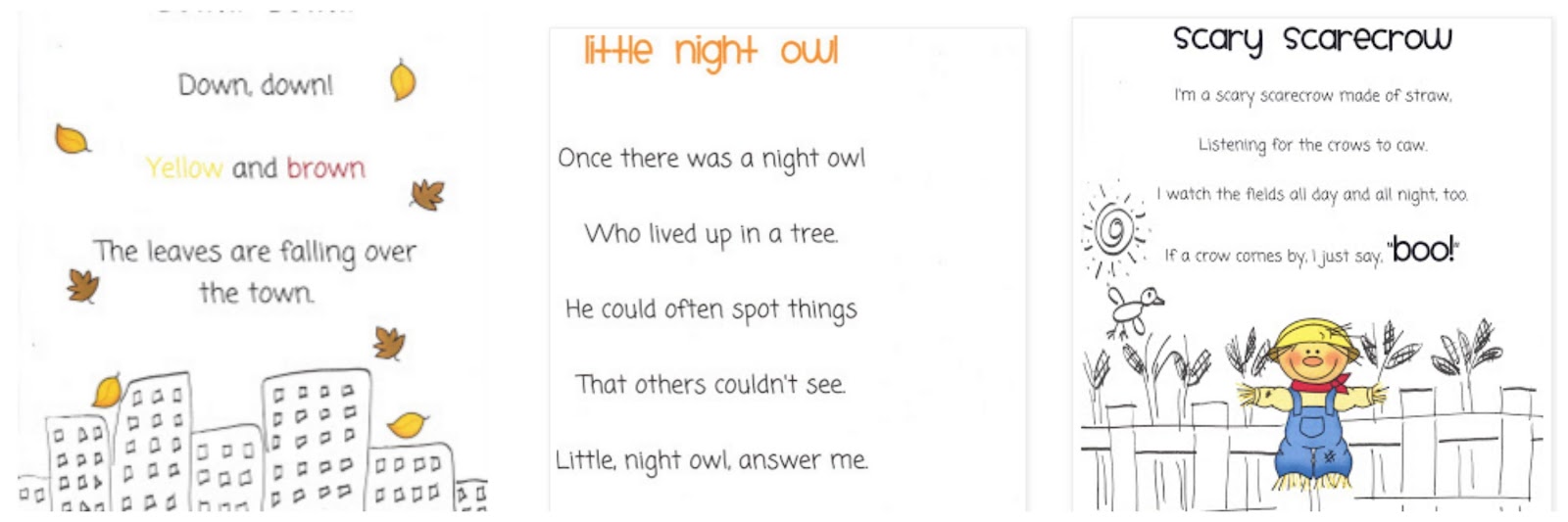 The Very Busy Kindergarten: Poetry Basket