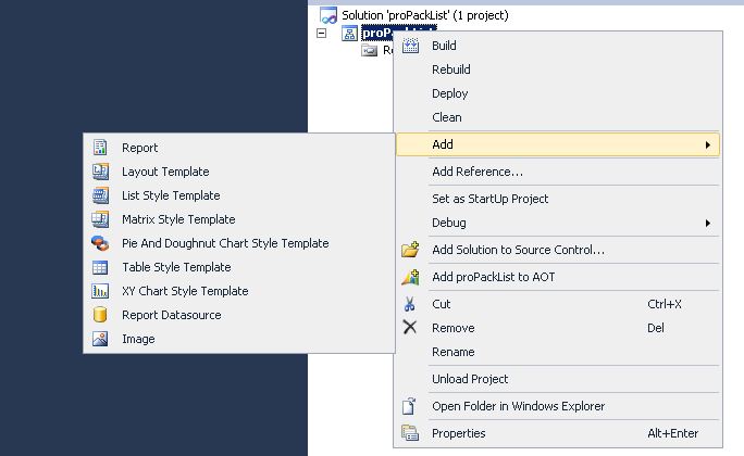 Microsoft Dynamics Ax: AX2012 Create SSRS Report using Data Provides ...