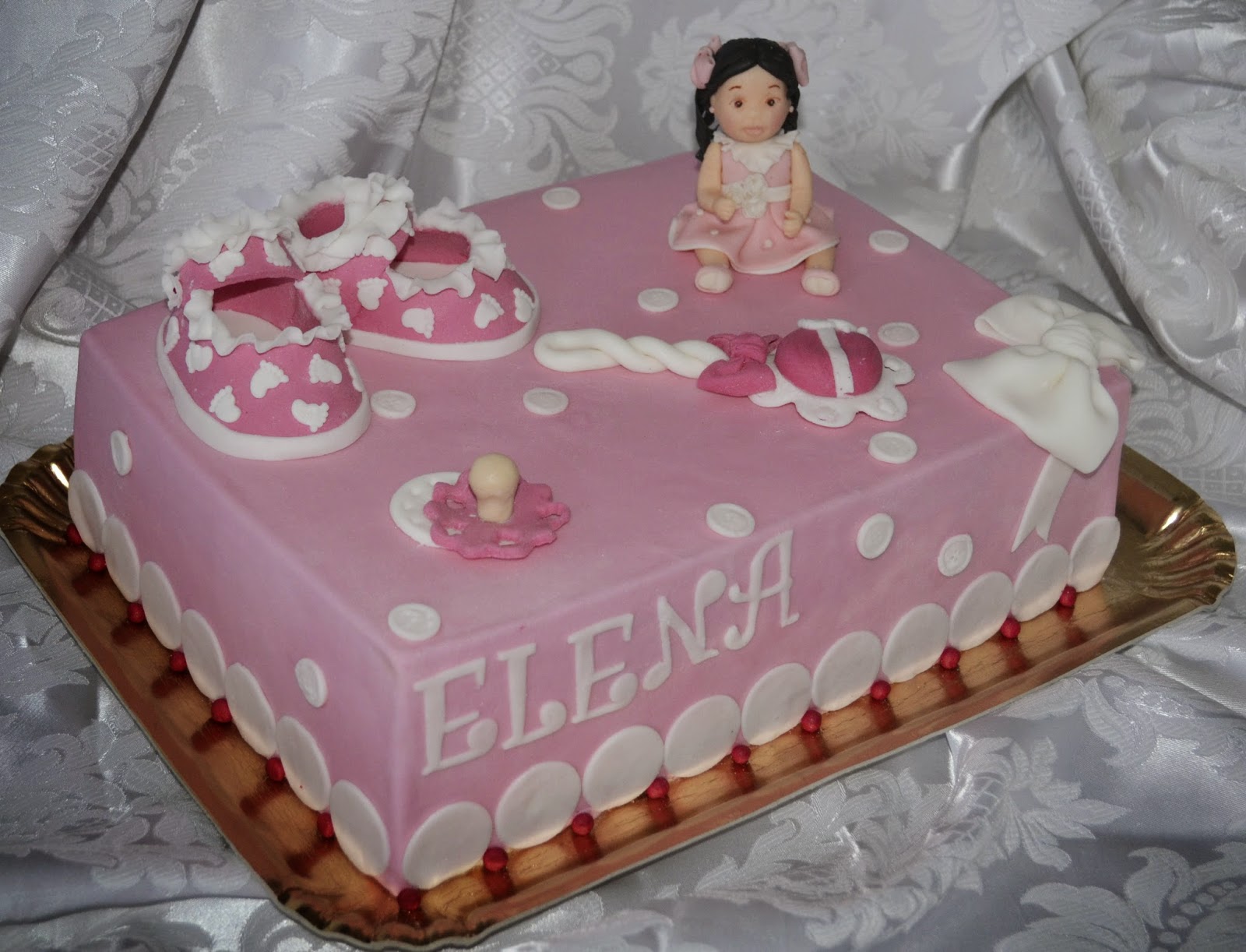 Bucataria Alynusei: TORT DE BOTEZ PENTRU FETITE