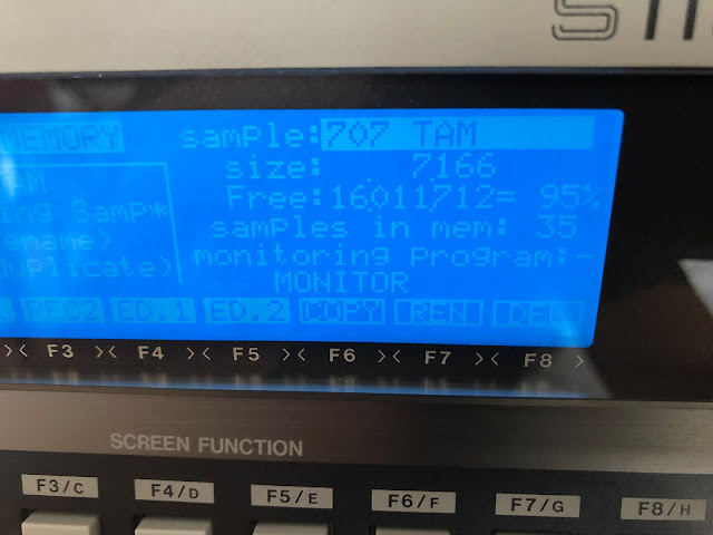 MATRIXSYNTH: Akai S1100 Rackmount Sampler SN 79255-00234