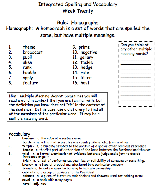Mrs. Snyder's Fifth Grade: Homework for the week of February 29 - March 4