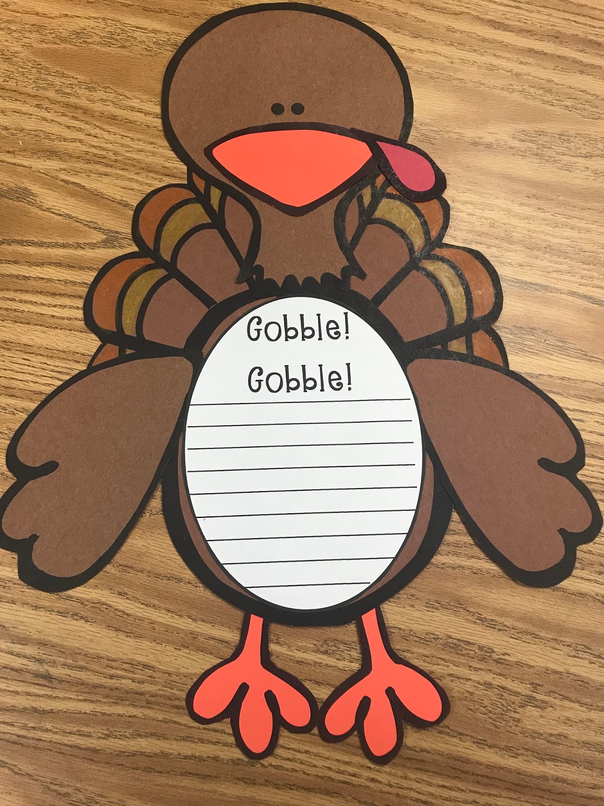 The 2 Teaching Divas: Thanksgiving Writing!