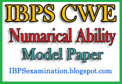 Numerical Ability Sample Questions For IBPS CWE Clerk Exam Preparation ...