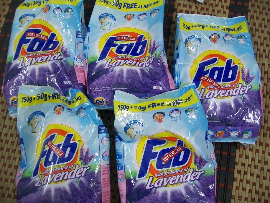 Asam Masin Garam Kicap Manis: Sabun Fab Lavender Percuma ;)