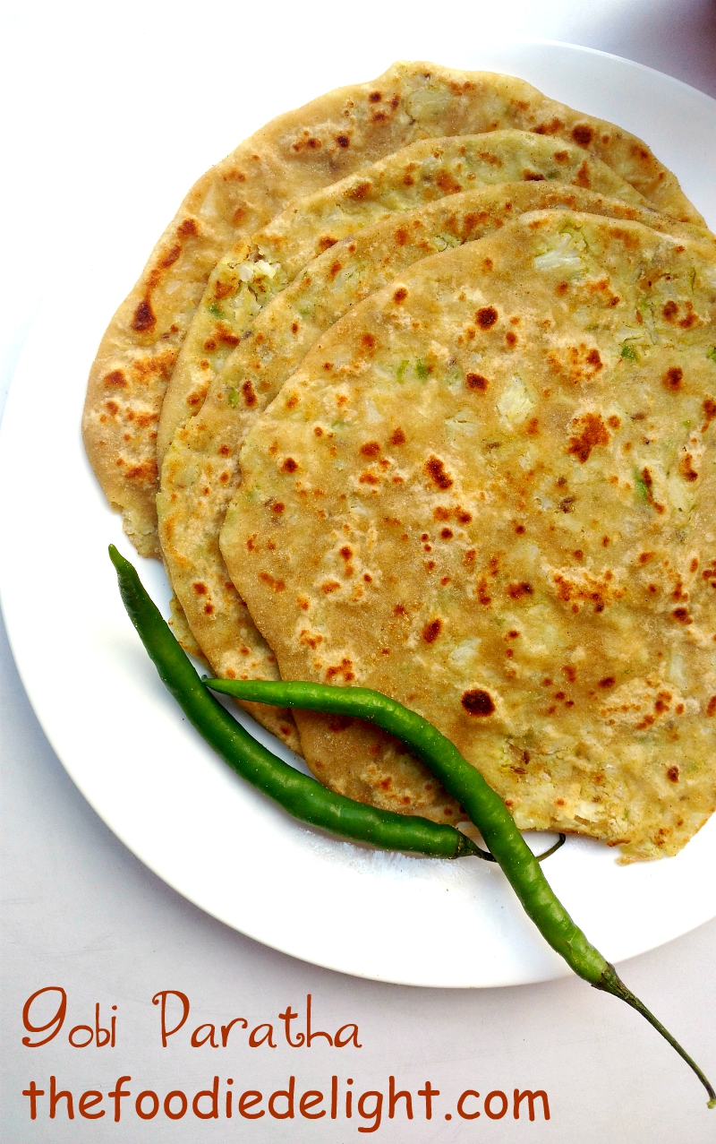 Gobi Paratha Recipe | Easy Gobi Paratha | Gobhi ke Paratha | The Foodie ...