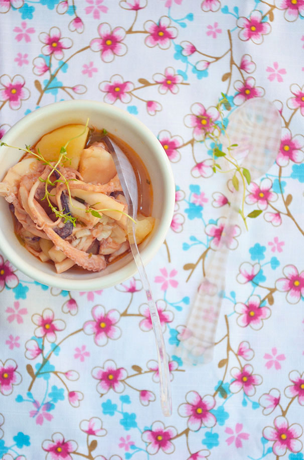 Dalmatia Gourmande: Muzgavci na brudet/Musky Octopus Brodetto