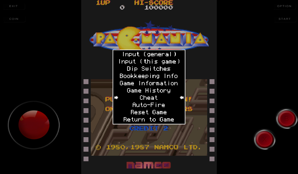 MAME for Android: MAME4droid v1.01: Undocumented features?