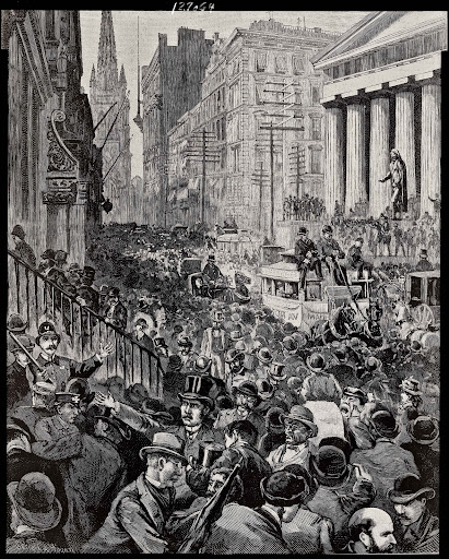 Glamour Bomb: Free Digital Collage Sheet - "Vintage Wall Street"