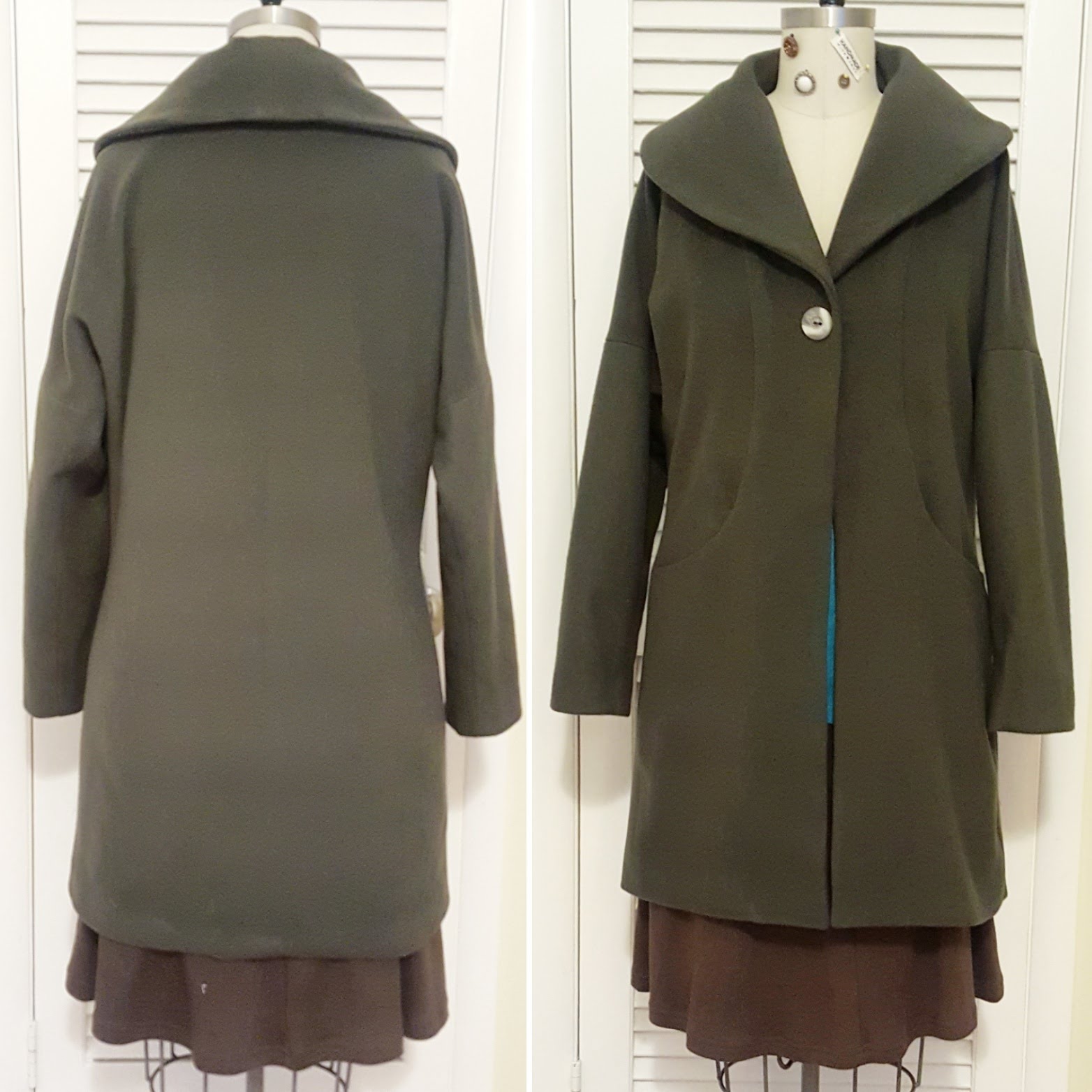 Made by a Fabricista: The Lisette Shawl Collar Coat (Butterick 6423) in ...