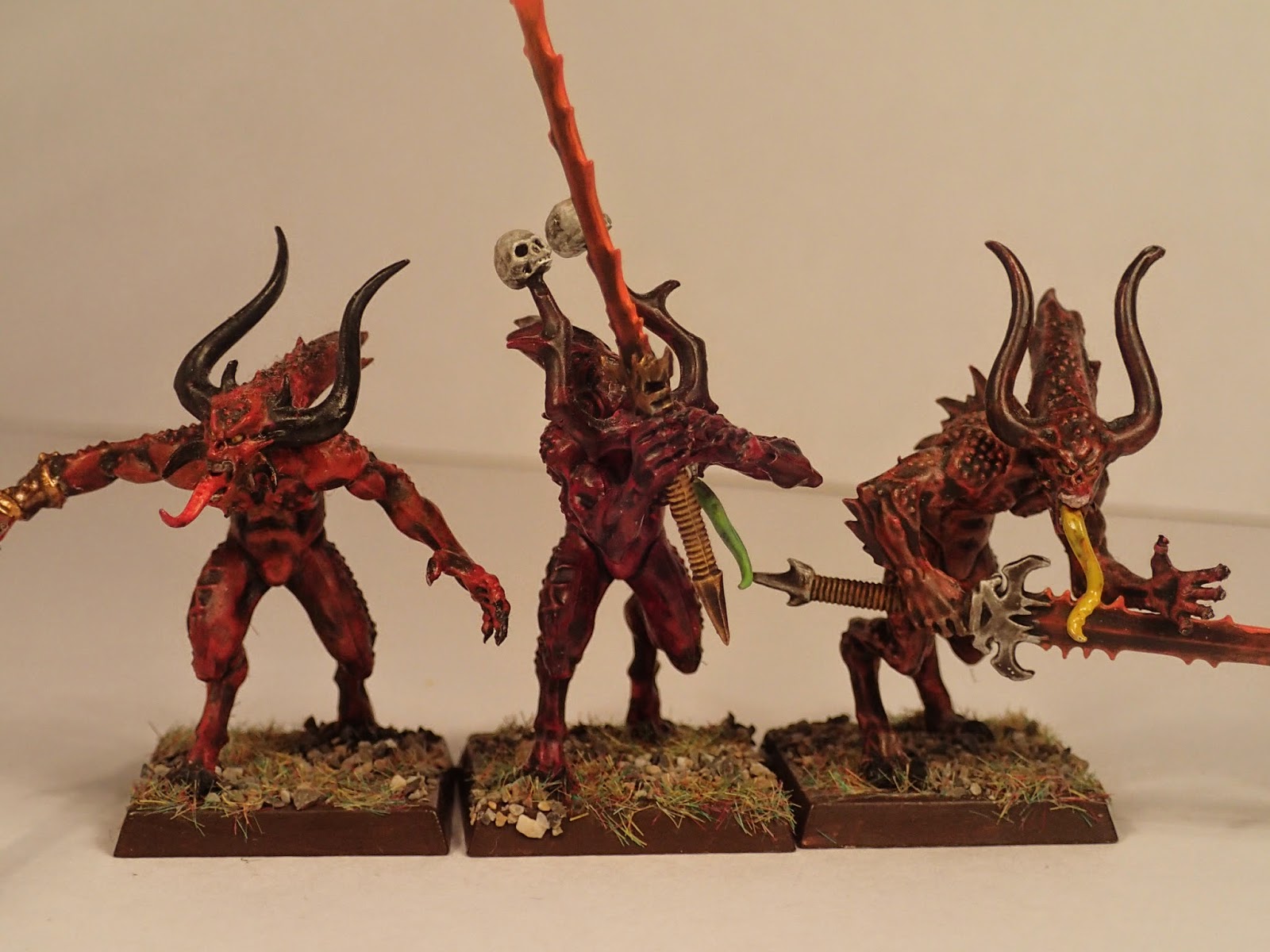 The Greater Army of Khorne: Converted Bloodletters in Armour