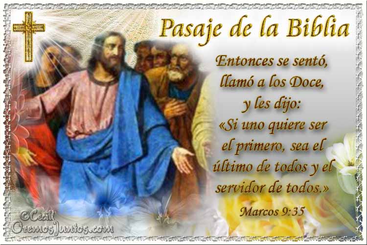 Vidas Santas: Santo Evangelio según san Marcos 9:35