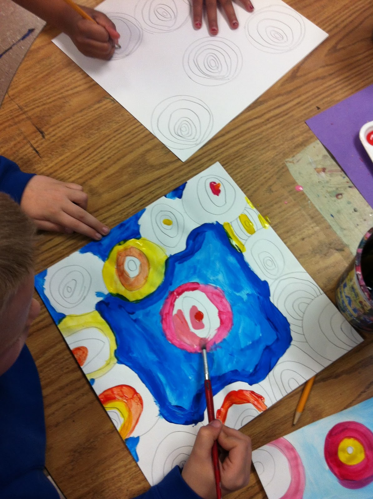 ChumleyScobey Art Room: Kandinsky Concentric Circles