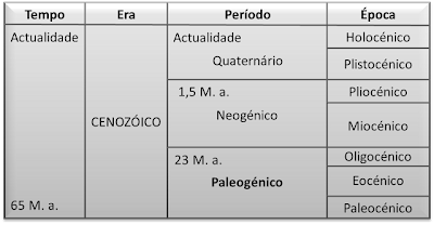 EstPal: Paleogénico e Neogénico