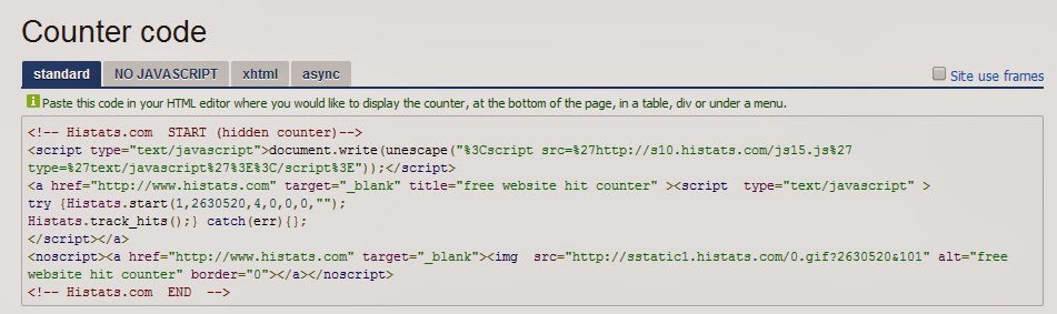 Cara Melihat Jumlah Pengunjung Blog Dengan Histats | SIMPLE BLOG ...