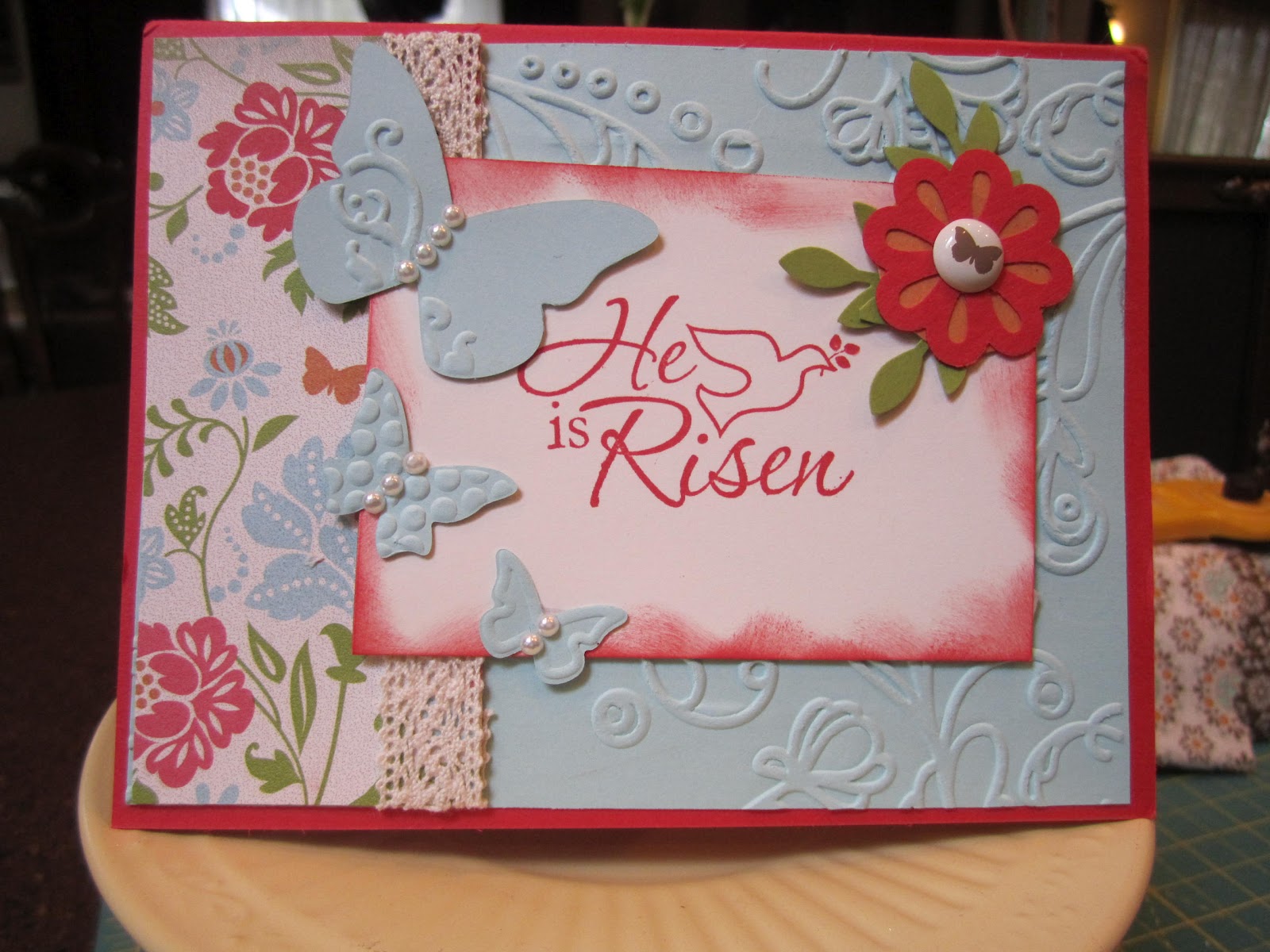 Goin' Over The Edge: He is Risen card from SSS