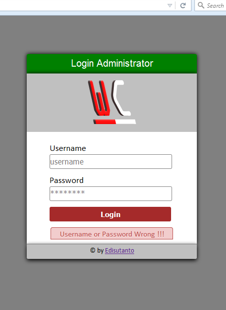 Membuat LOGIN Single Level Dengan PHP Dan MYSQL Membuat LOGIN Single Level Dengan PHP Dan MYSQL
