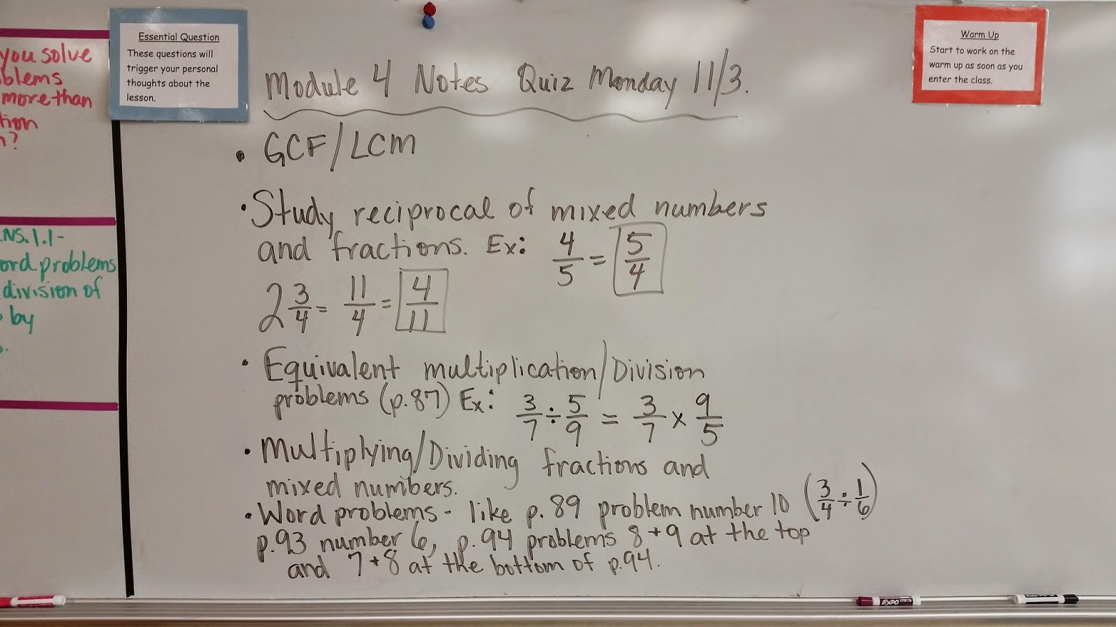 Mrs. Negron 6th Grade Math Class: 2014