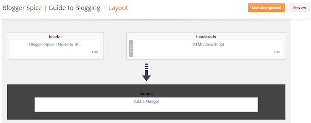 How To create Ad slot Gadget Container in Blogger Layout ...