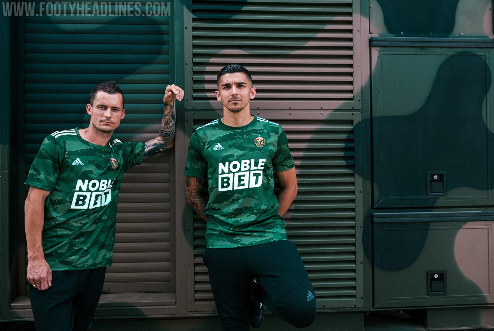 Military-Inspired Adidas Slask Wroclaw 20-21 Home Kit Released - Footy ...