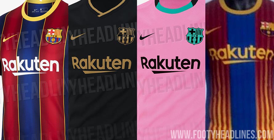 FC Barcelona 20-21 Home, Away, Third & Fourth Kits Leaked - Footy Headlines