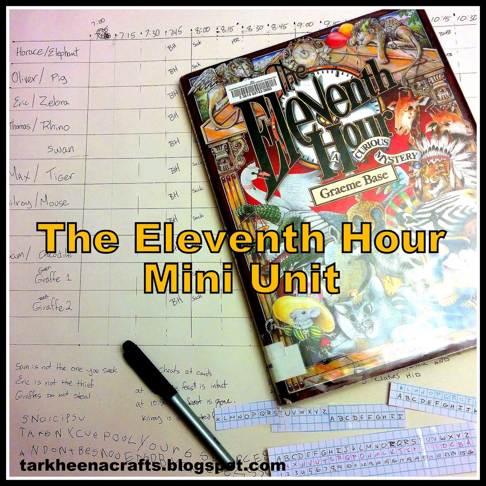 Tarkheena Crafts: Eleventh Hour Mini Unit