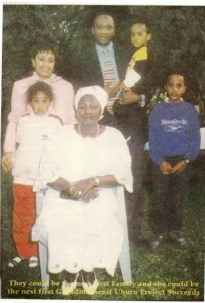 Rare PHOTO of President Uhuru as a Young Dad