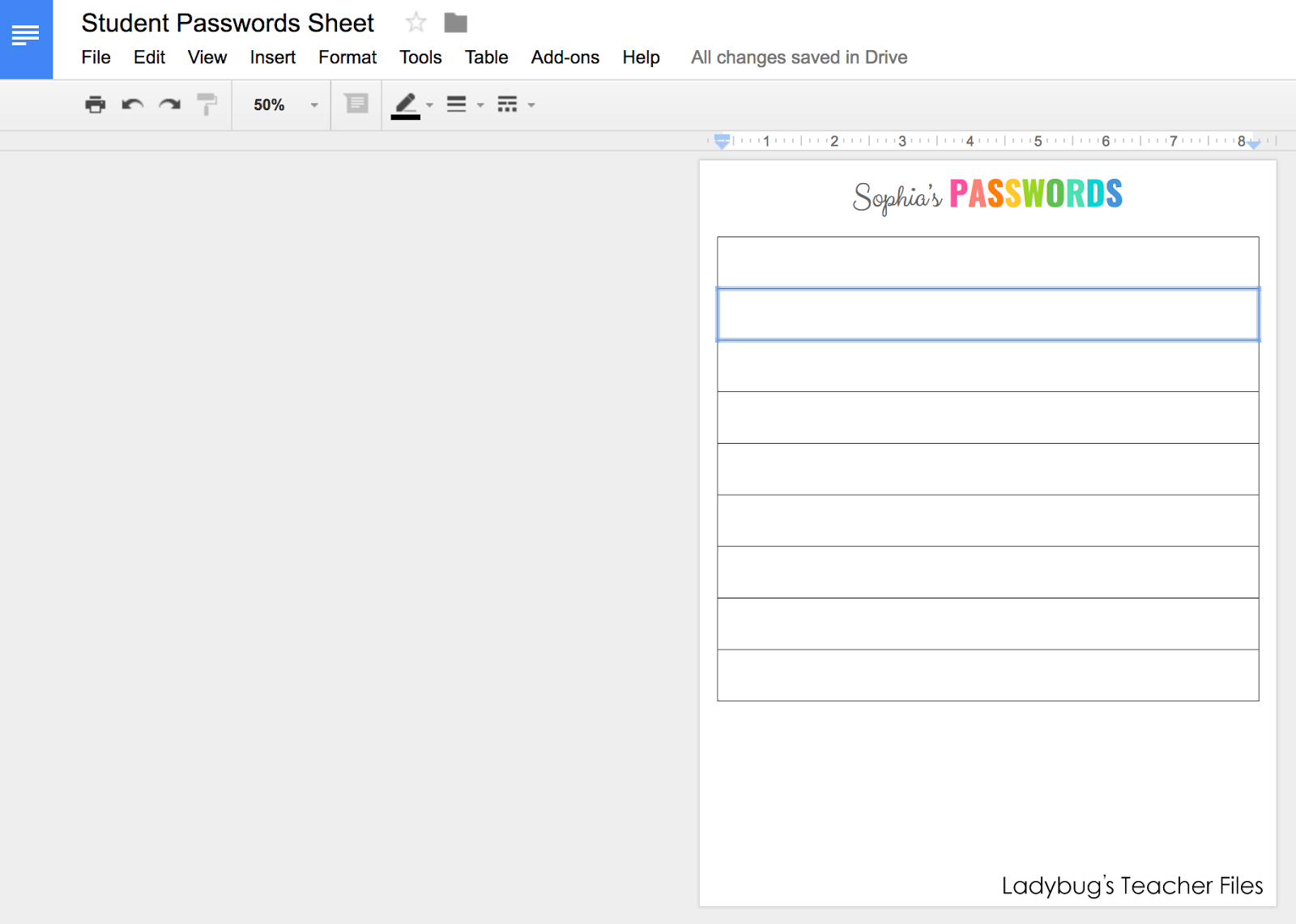 How to Design Beautiful Google Docs - Ladybug's Teacher Files