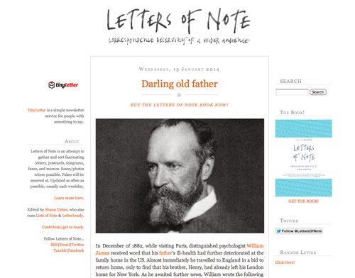 Visual Communication Wolverhampton: Just have to share - Letters of Note