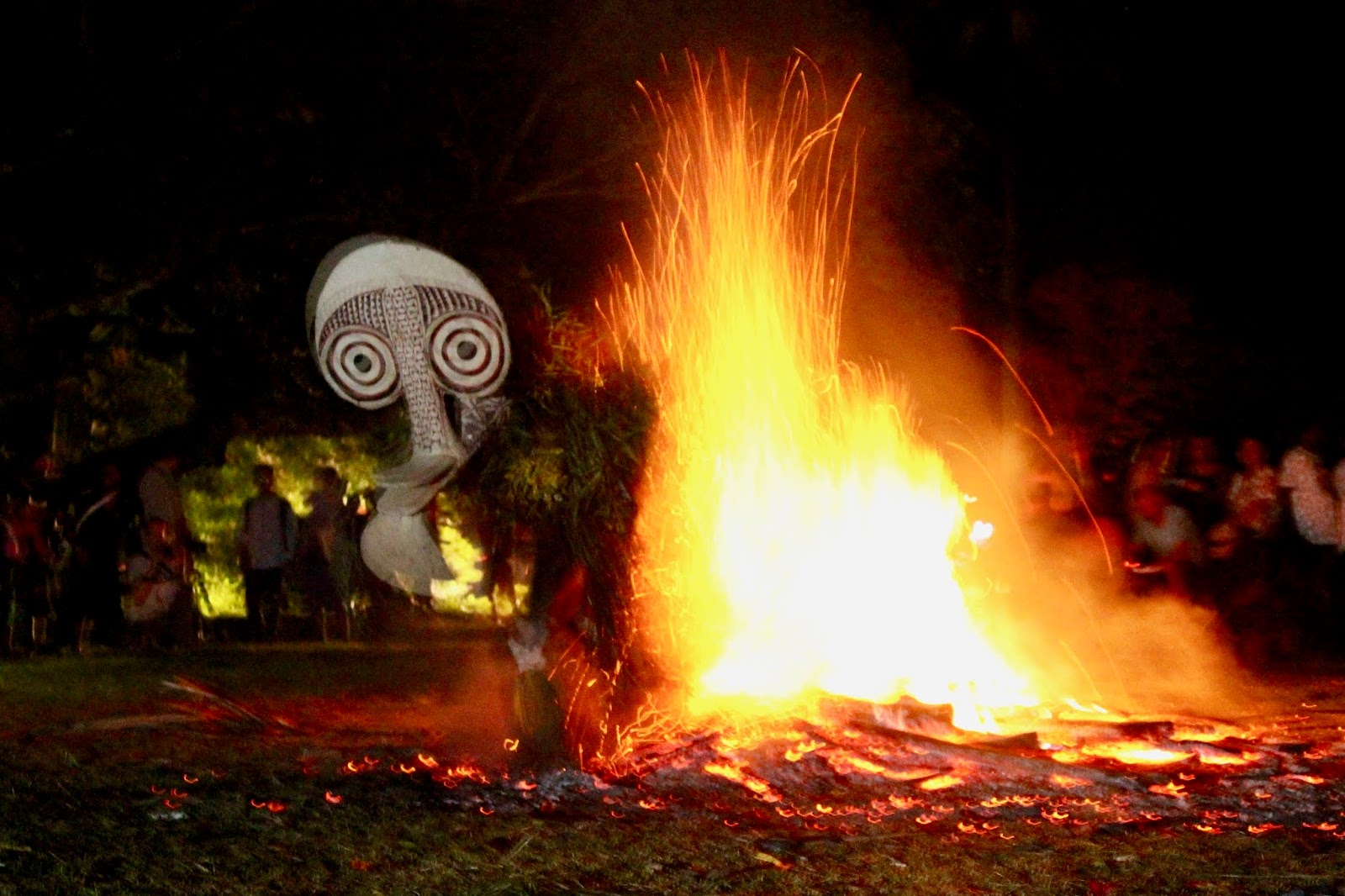 A Guide To PNG's Sacred Baining Fire Dance - Rabaul - Vikingess Voyages