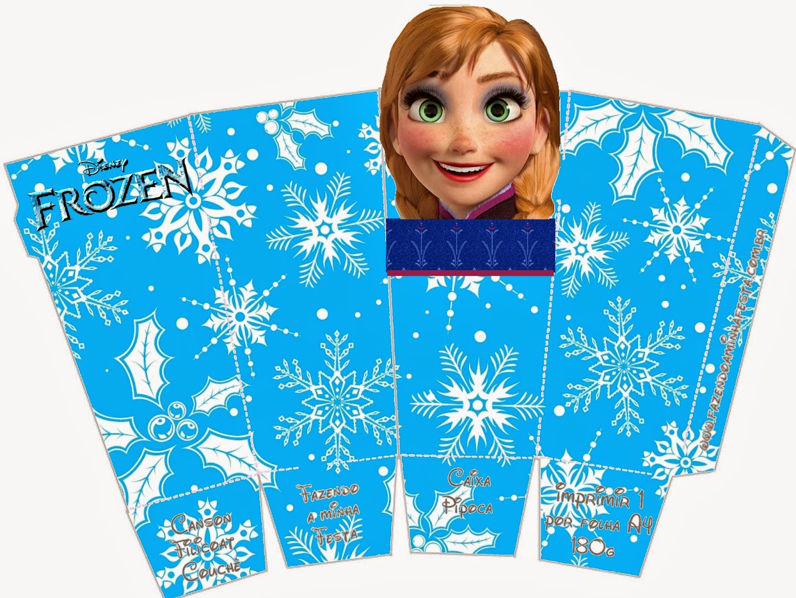 Frozen Free Printable PopCorn Boxes. - Oh My Fiesta! in english