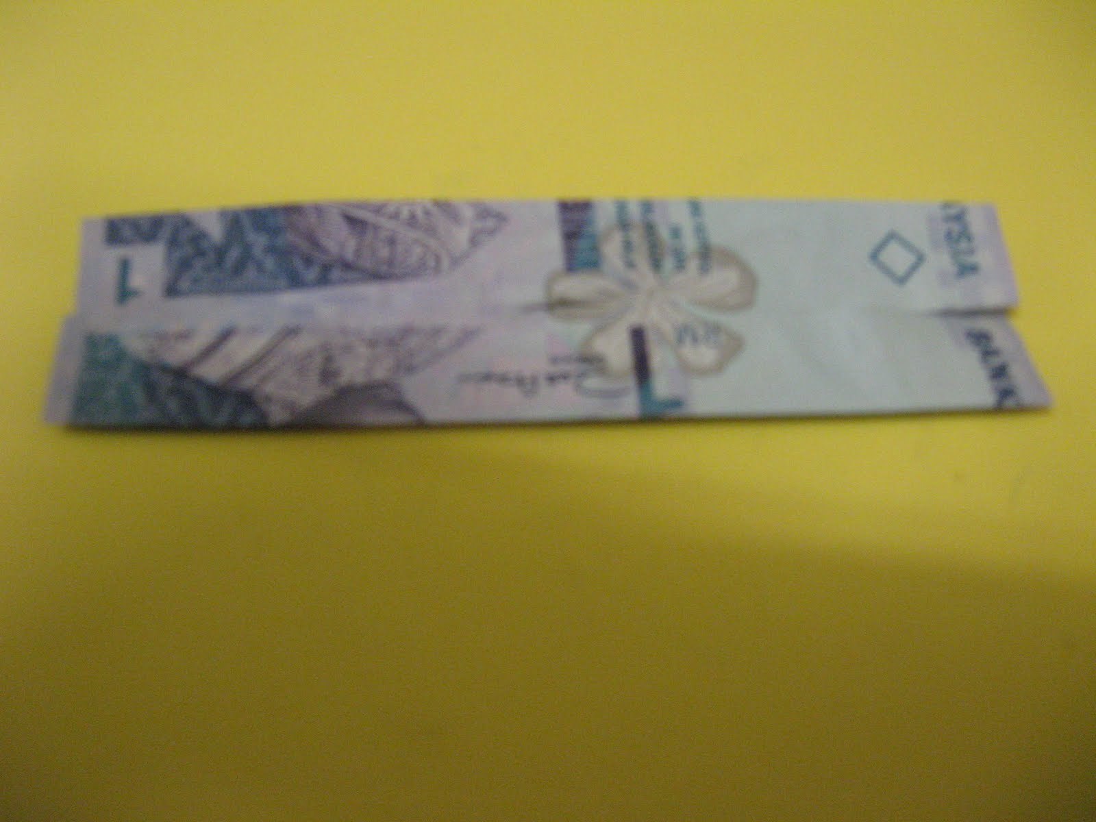 origami bunga guna duit... =) | Bila jemariku menari