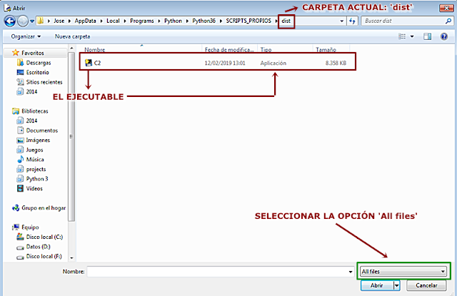 APRENDER A PROGRAMAR CON PYTHON: EJECUTABLES O DISTRIBUIBLES DE MÓDULOS ...