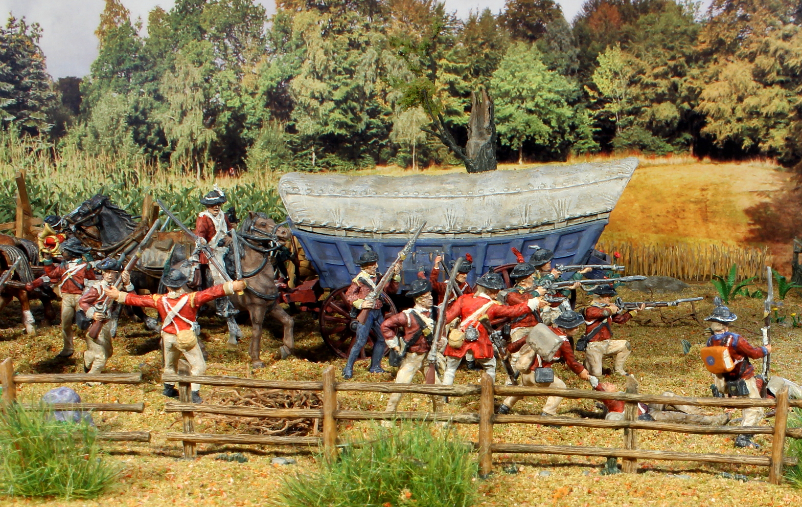 History in 1/72: philadelphia campaing 1777 Attack on the Arrièregarde