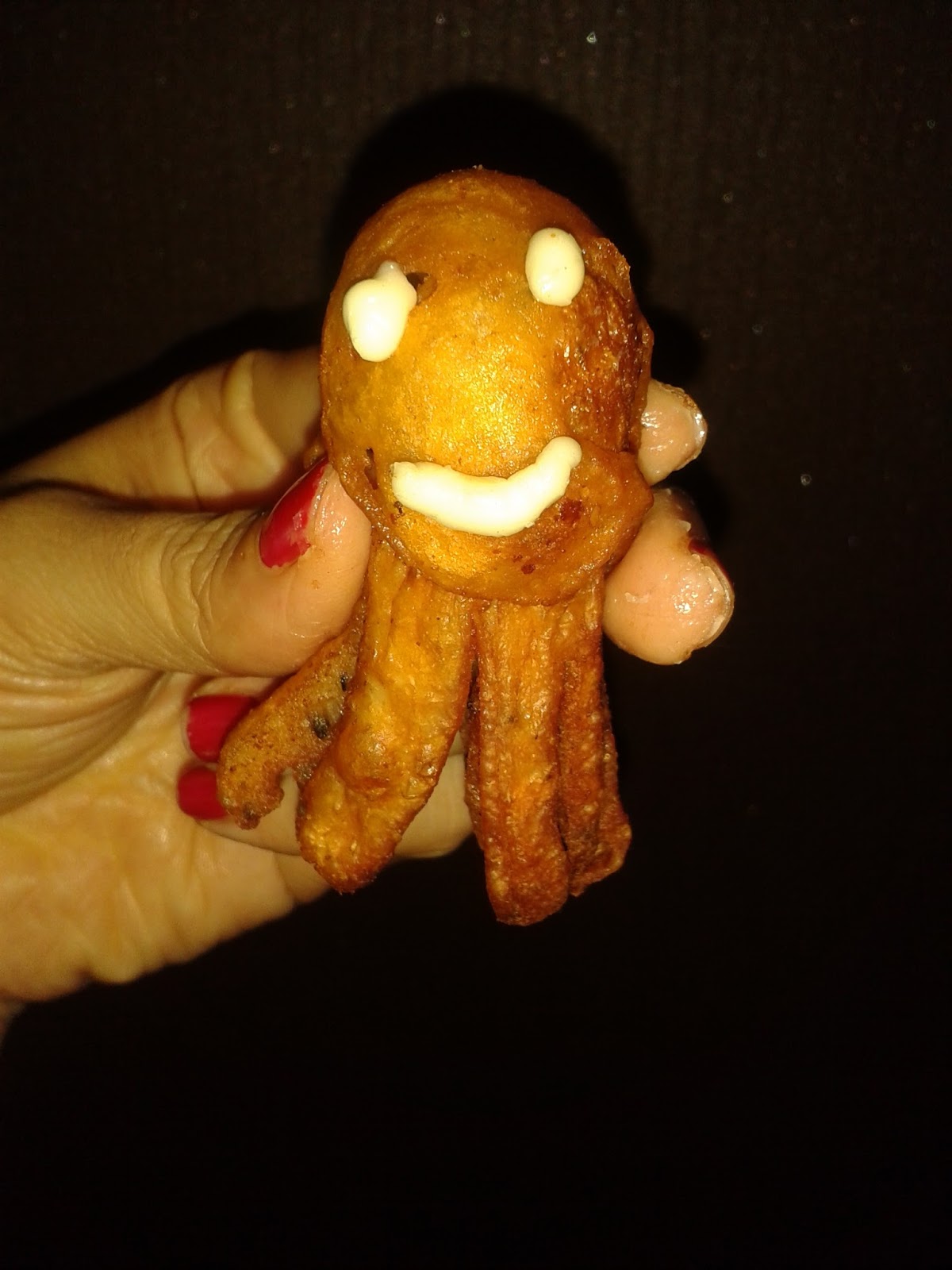 suma's cuisine: CHICKEN SAUSAGE OCTOPUS