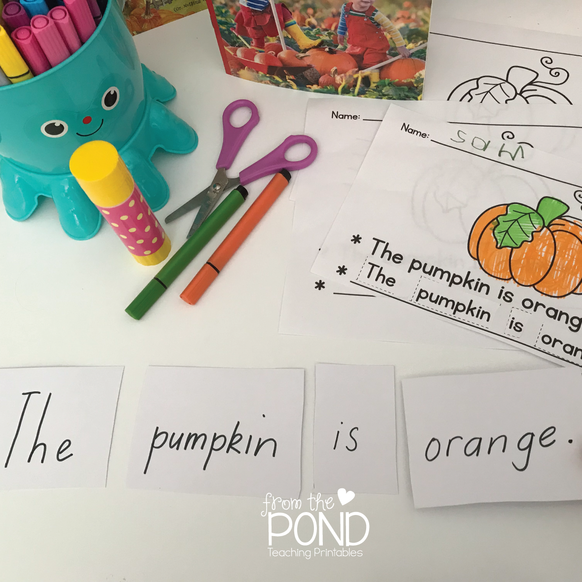 Pumpkin Writing | From the Pond