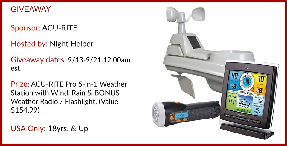 Win an ACU-RITE-PRO 5-in-one Weather Station | Reviewz & Newz
