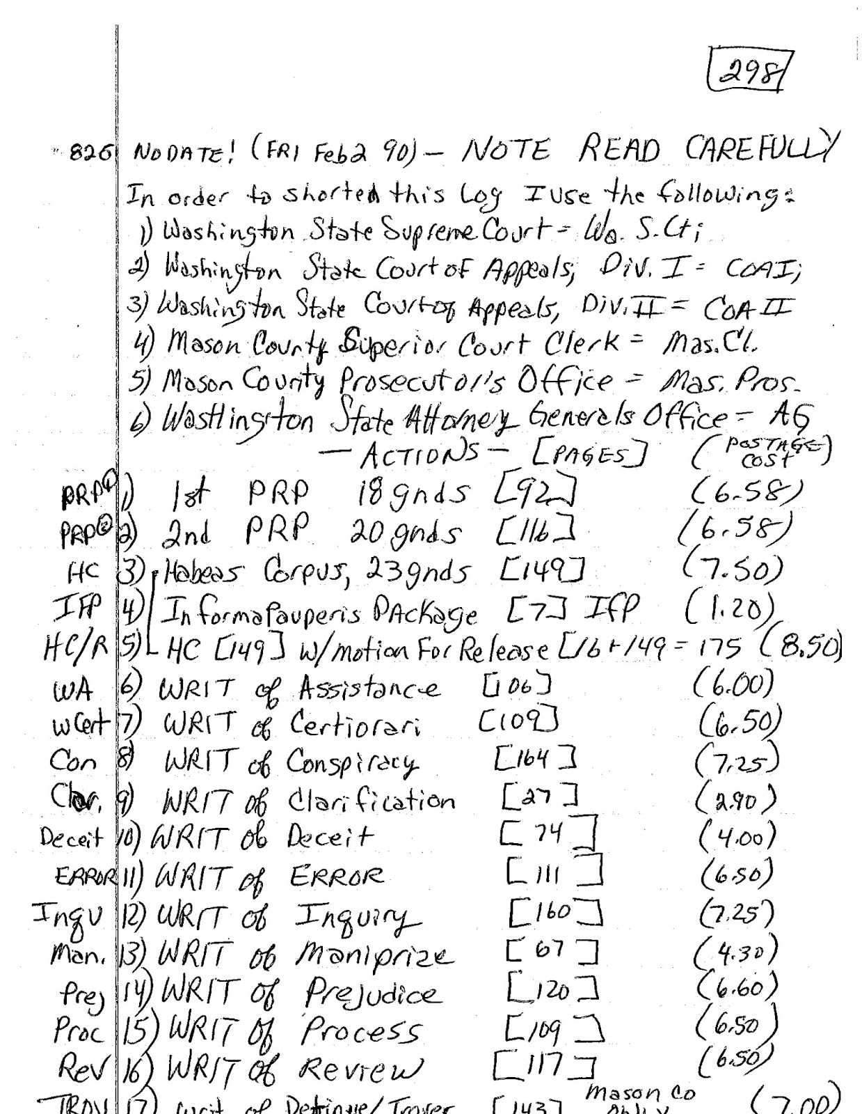 In Birdy's Eyes:: Handwritten 30 Year Daily Prison Log