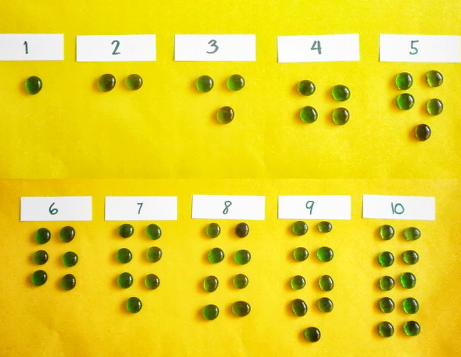 STUDIO PAPERMINTIES: Homemade Montessori - Cards and Counters