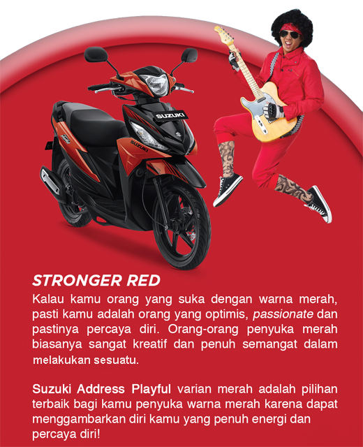 Suzuki Motor Cirebon: Pilihan Warna Keren Suzuki Address Playful