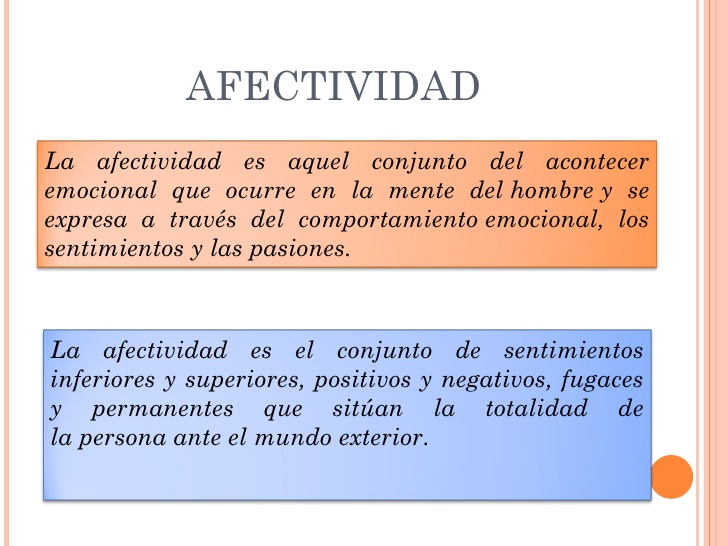 Proyecto MARES: Dimensiones de la afectividad