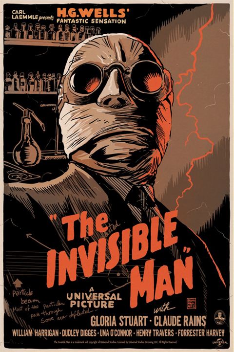 BLOOD WORK: HALLOWEEN HORROR DAYS ~ DAY 12: THE INVISIBLE MAN (1933)