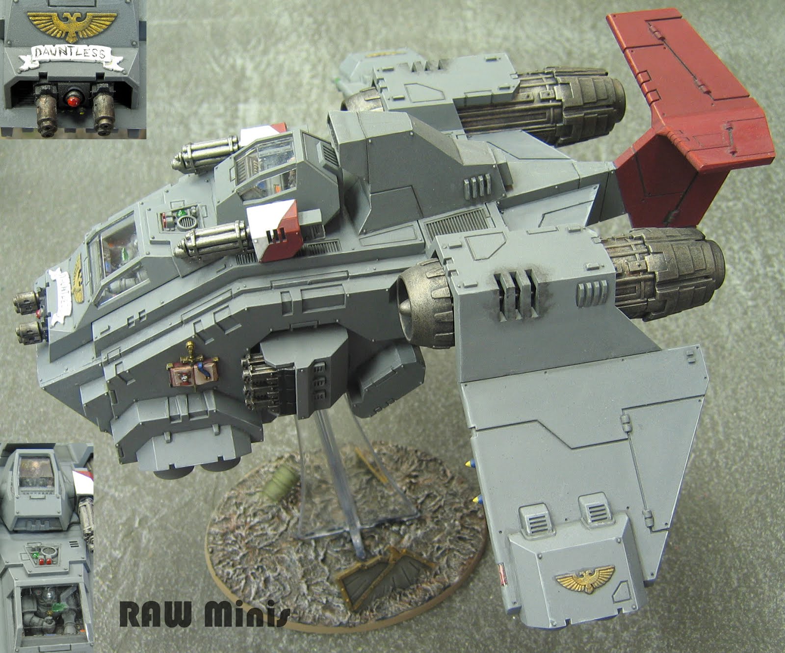 MindFad's Gallery: Aim High- Basing 40k Flying Stands