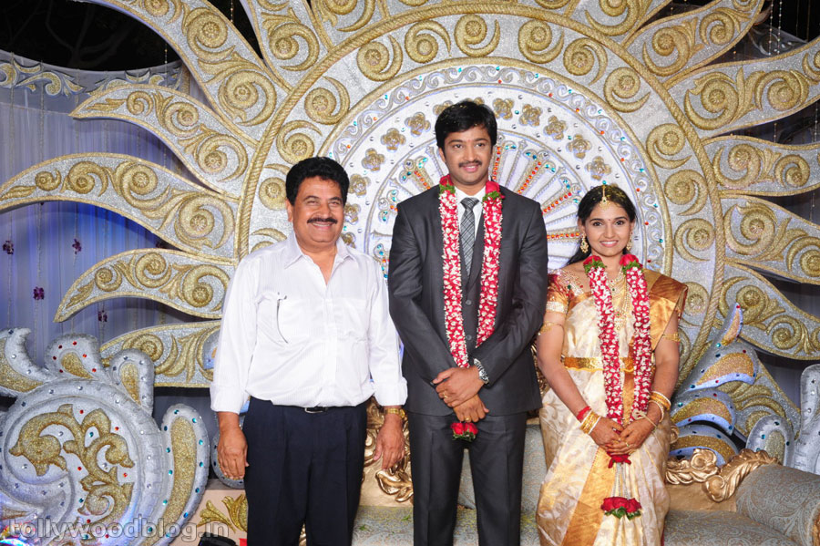 Aryan Rajesh Wedding Reception Photos Stills