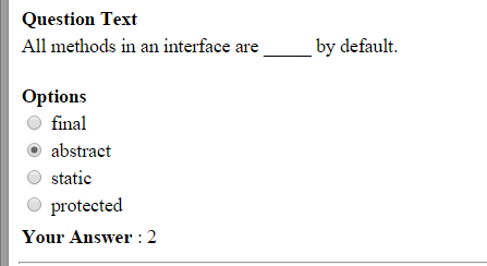 NIIT Core Java Solution