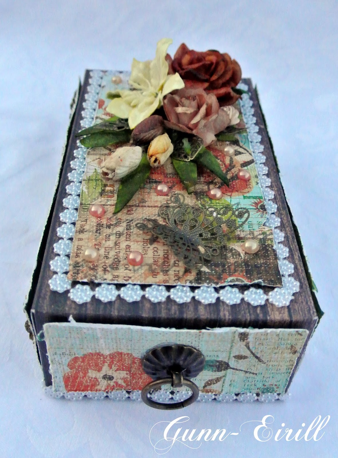 Gunn-Eirill`s Paper Magic: Gift box/ DT Wild Orchid Crafts