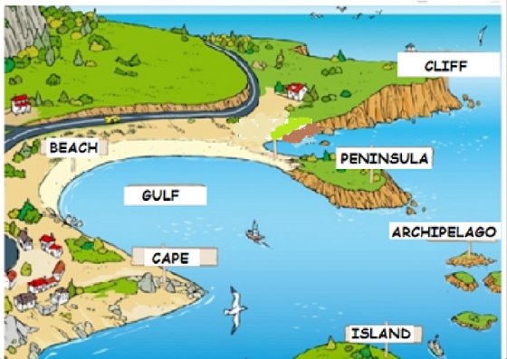 LANDFORMS CREATED BY SEA WAVES - UPSC - TNPSC General Knowledge