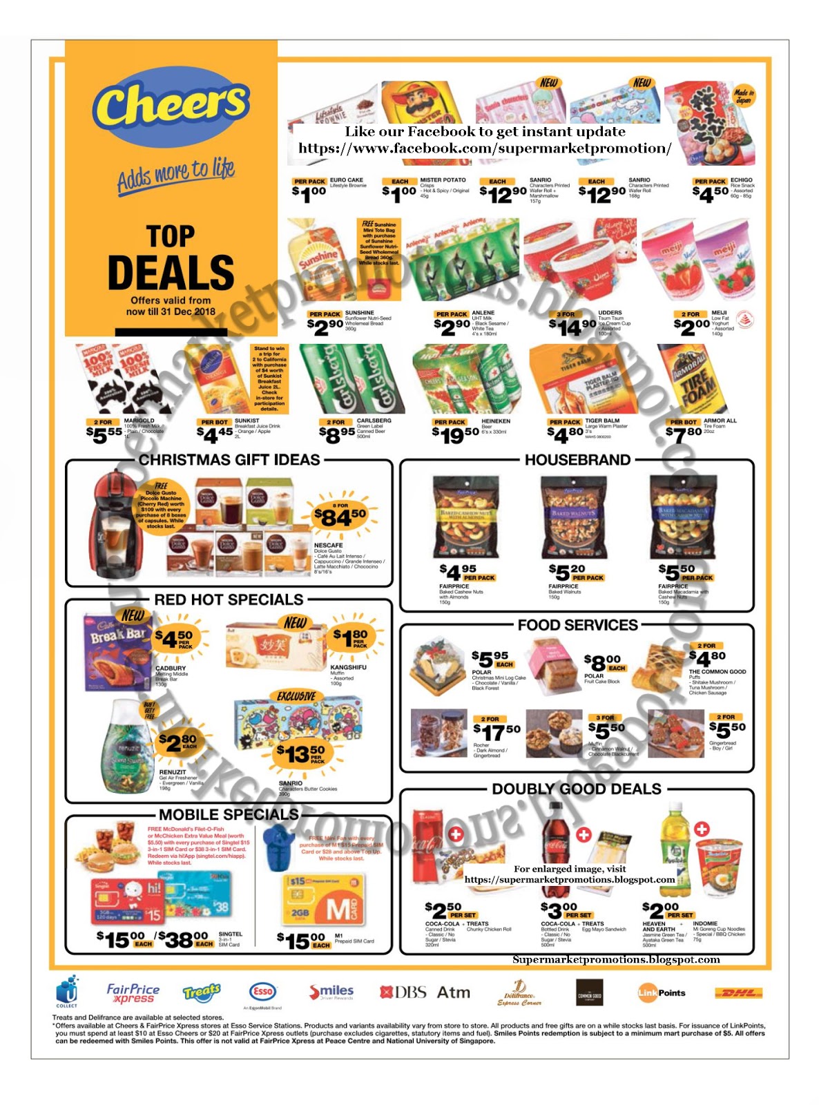 Cheers Promotion 06 - 31 December 2018 ~ Supermarket Promotions