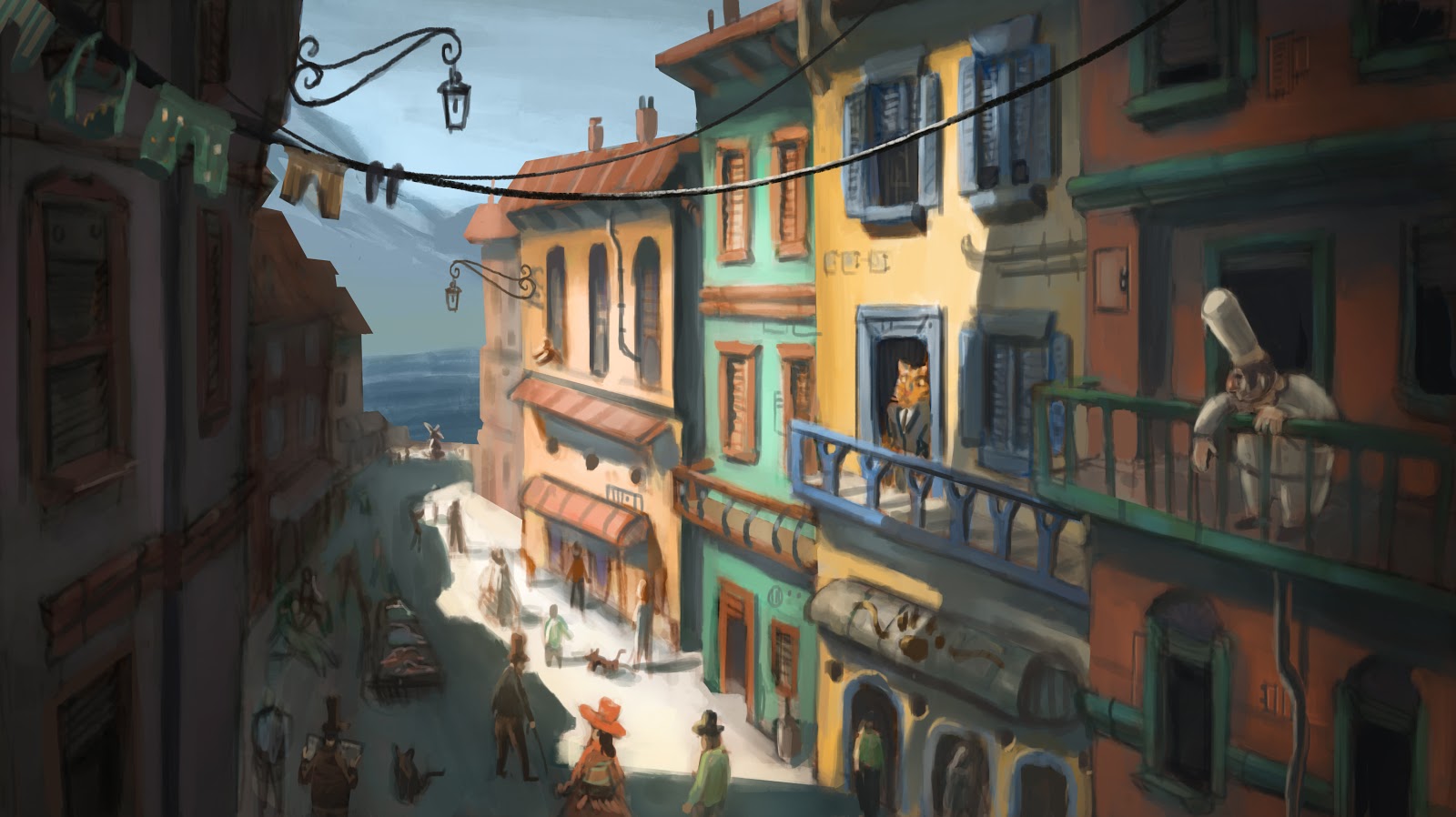 Vis Dev for Animation: David Giordano: Keyframes 1, 2 and 3 WIP